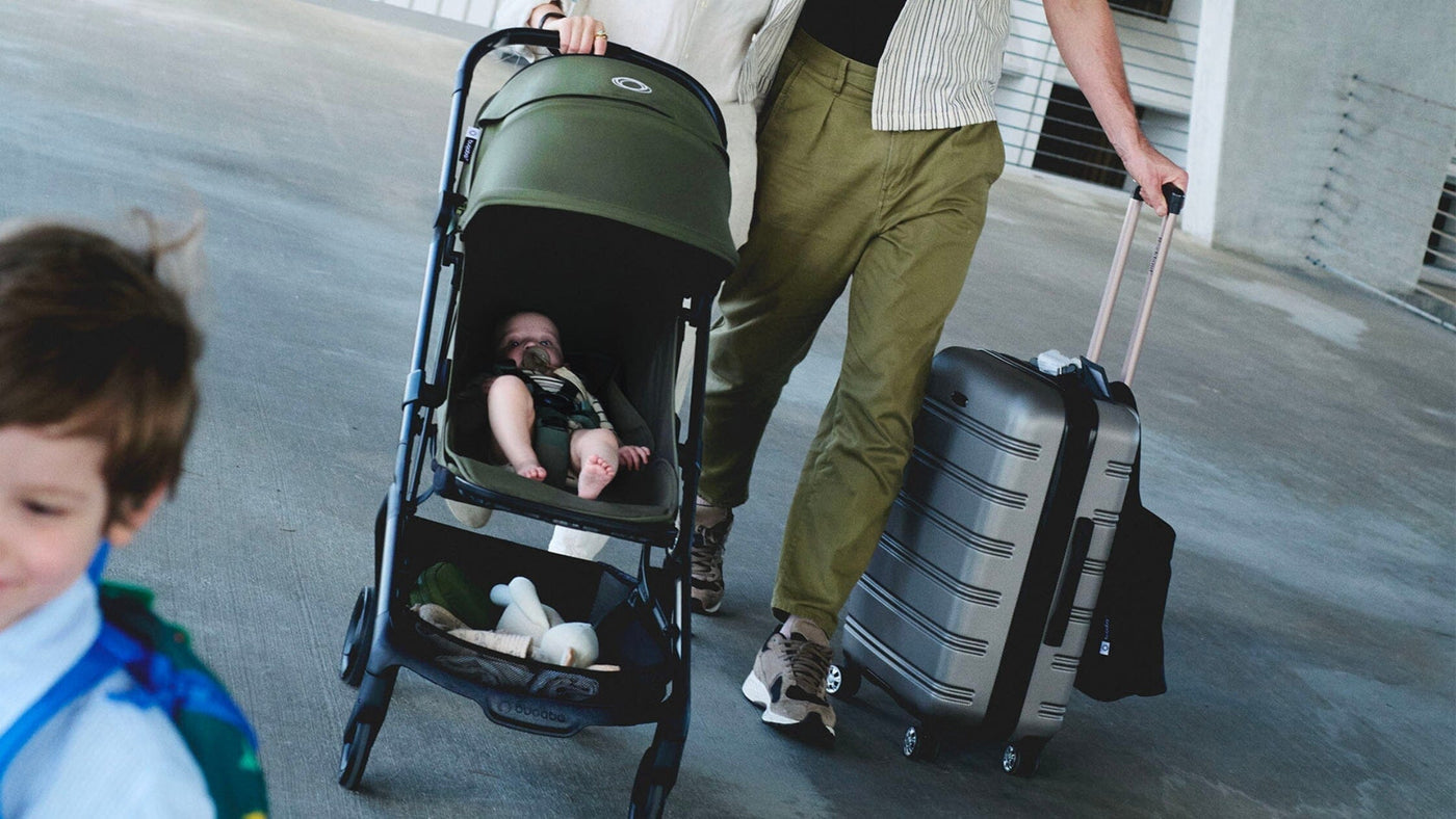 Flying with a Stroller Made Simple | TSA Rules, Gate Checking, and Tra