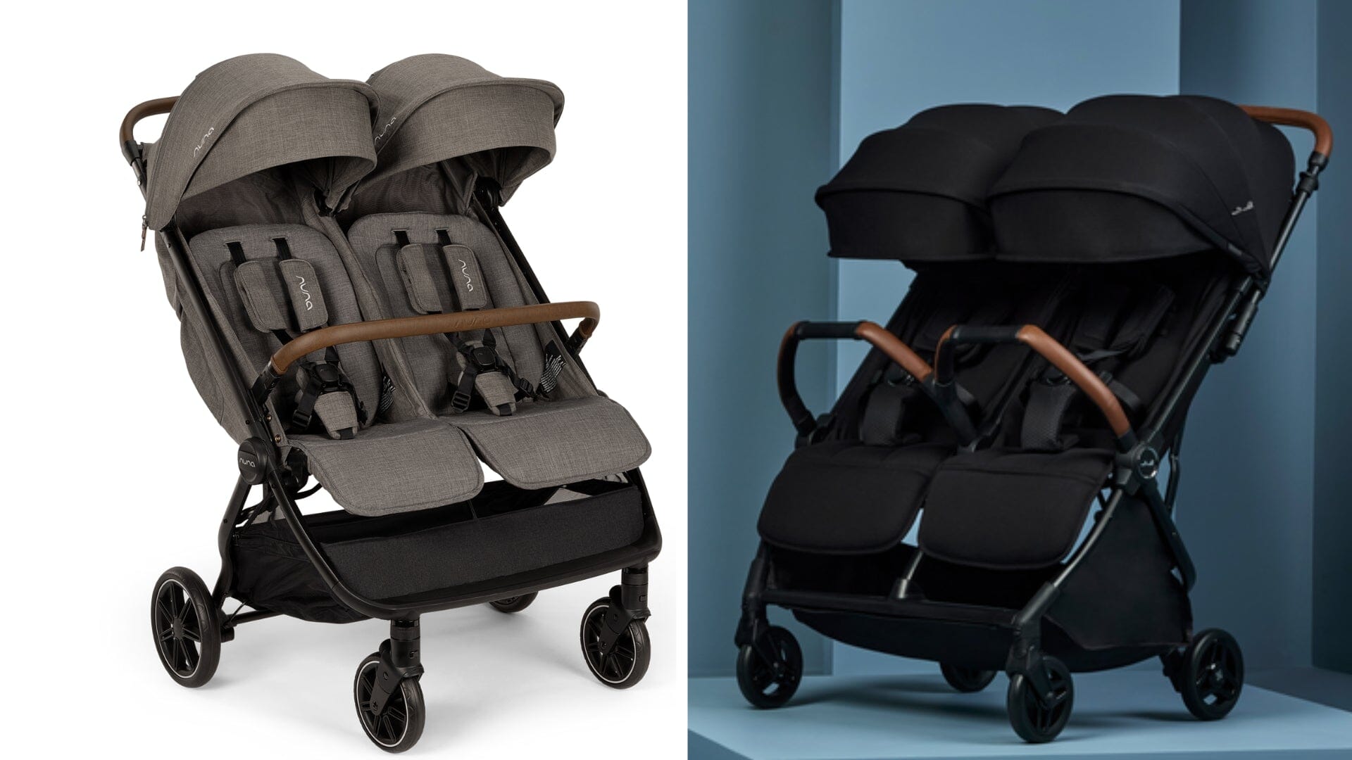 Nuna TRVL dubl vs. Silver Cross Jet Double Stroller Comparison